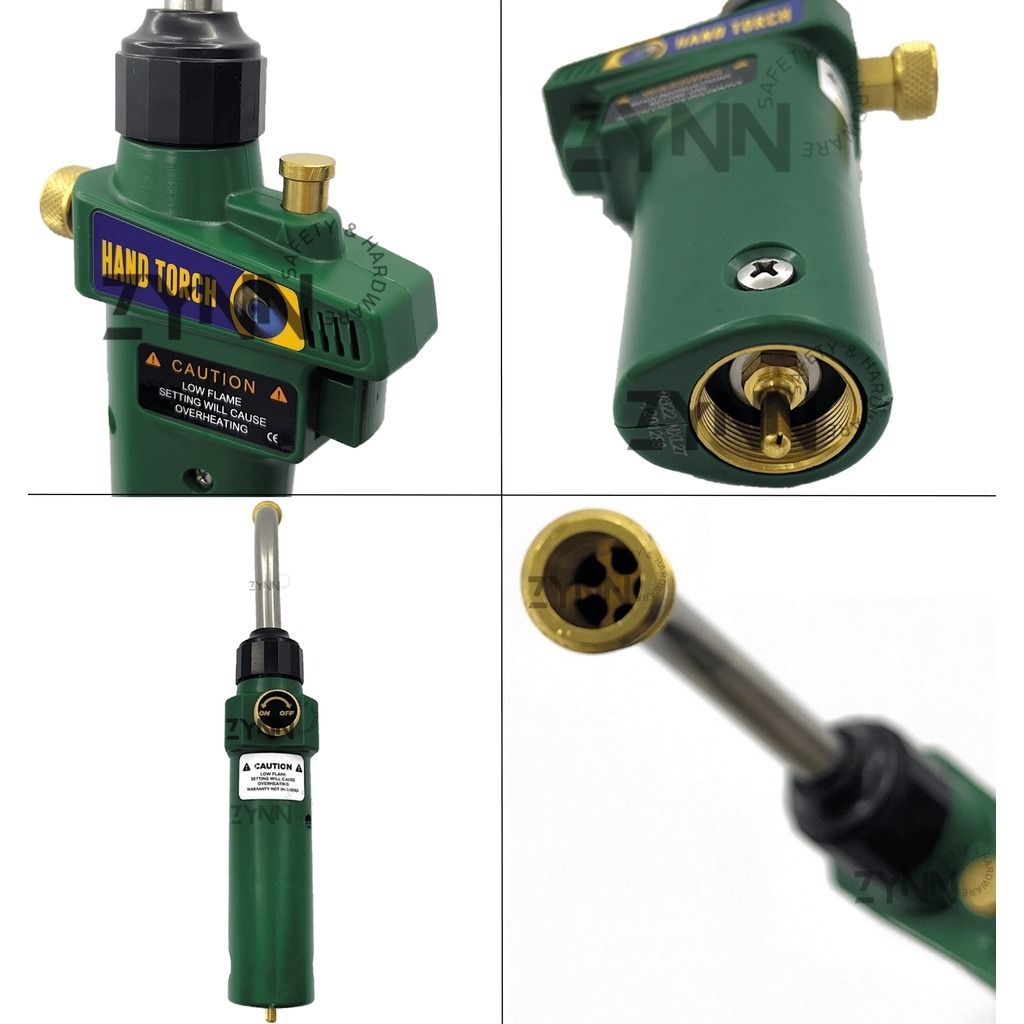 GAS TORCH & MAPP GAS Heating Solder Bruner Braze Welding Flame Fire ...