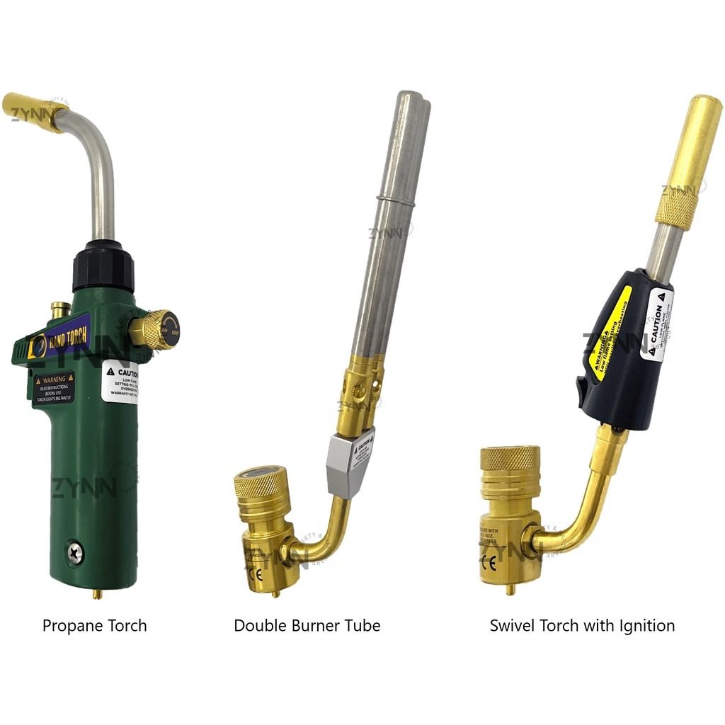 GAS TORCH & MAPP GAS Heating Solder Bruner Braze Welding Flame Fire ...