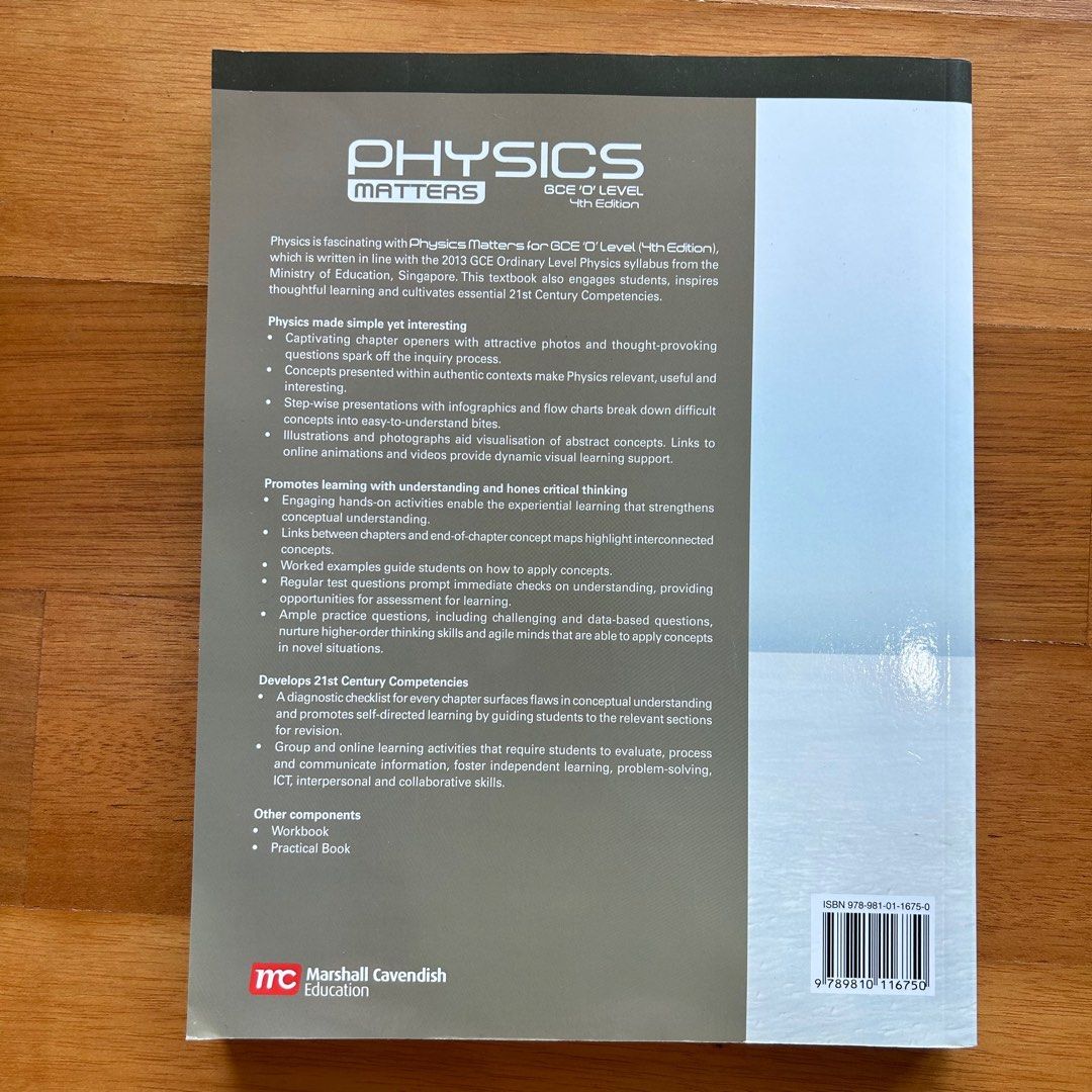 GCE O level 6091 Pure Physics Matters Textbook, Hobbies & Toys, Books ...