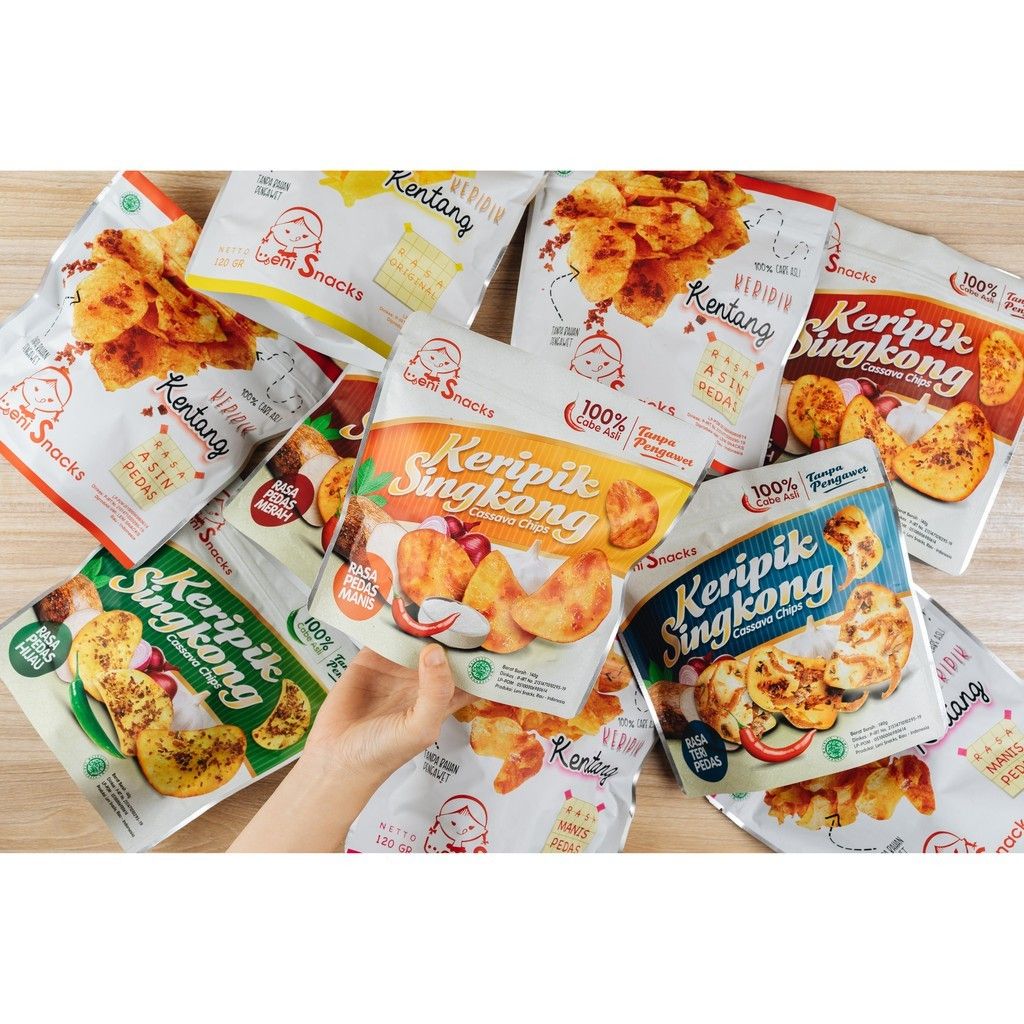 Genie snacks cassava chips healthy snacks tidbits cassava slice spicy ...