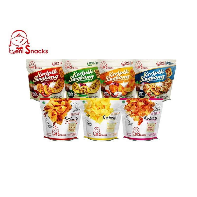 Genie snacks cassava chips healthy snacks tidbits cassava slice spicy ...