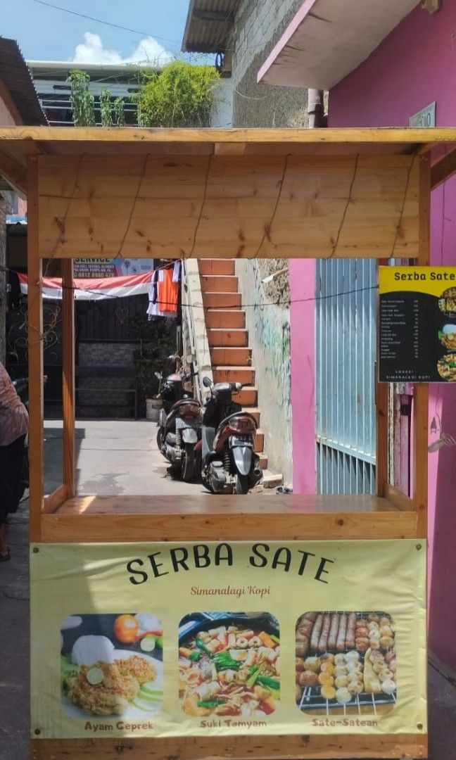 Gerobak Jualan | Booth Jualan Siap Pakai, Perabotan Rumah di Carousell