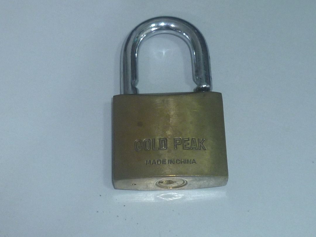 GOLD PEAK HARDENED PAD LOCK, Furniture & Home Living, Security & Locks ...