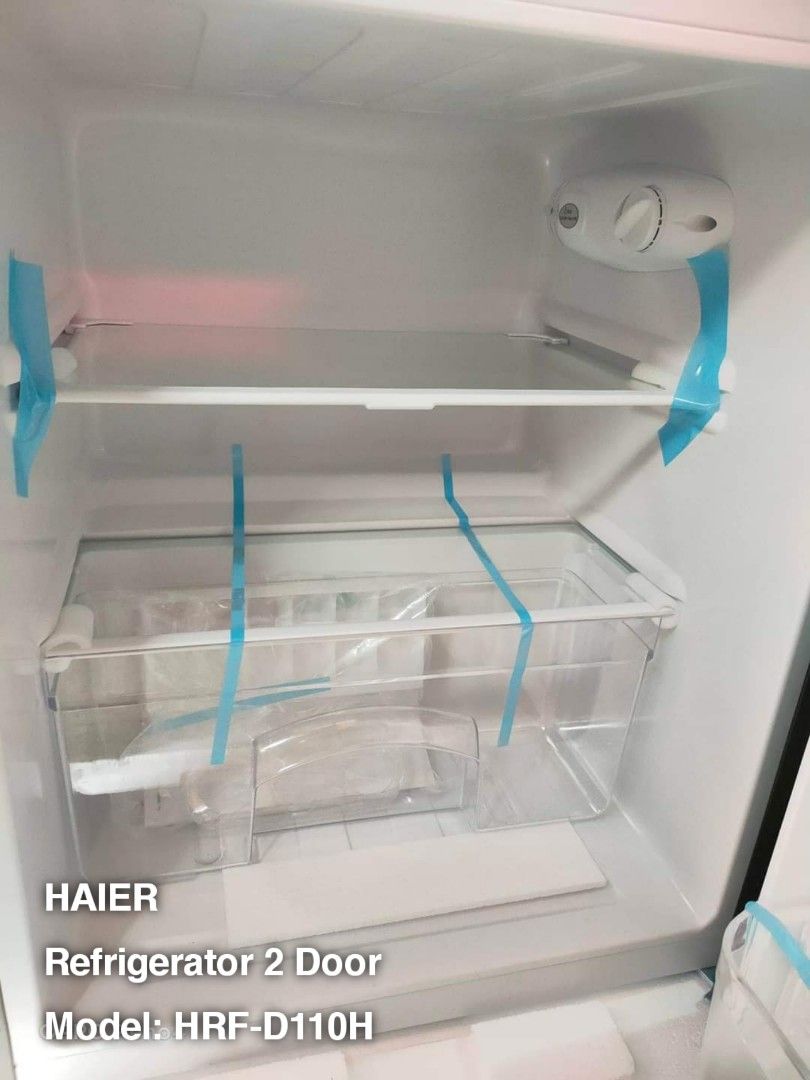 HAIER Refrigerator 2 Door Model: HR-110H, TV & Home Appliances, Kitchen ...