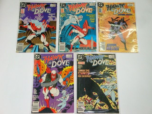 Hawk and Dove (1988) issue 1-5. complete set. **1st appearance of Dove ...