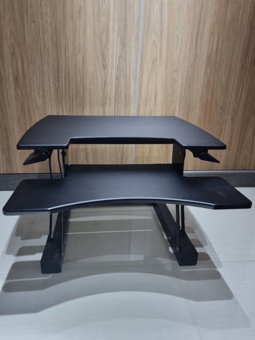 Height Adjustable Computer Desk Riser, Furniture & Home Living ...