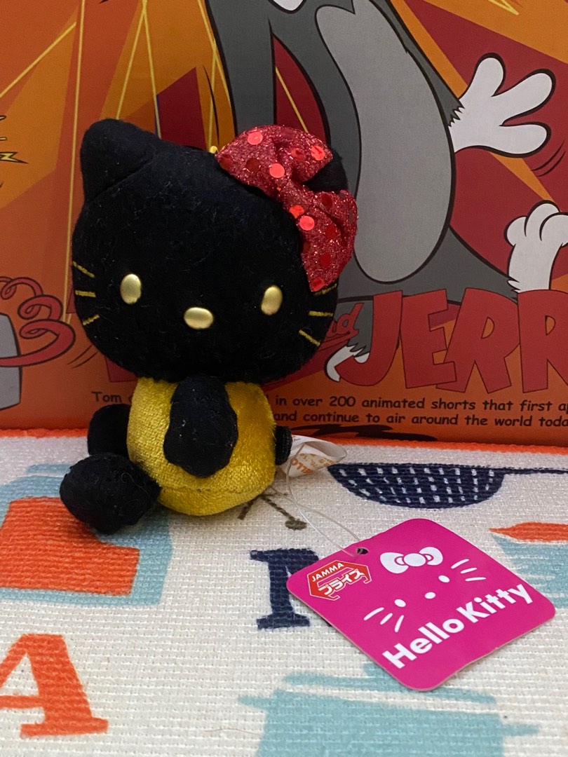 Hello Kitty Rare Black Charms, Hobbies & Toys, Toys & Games on Carousell