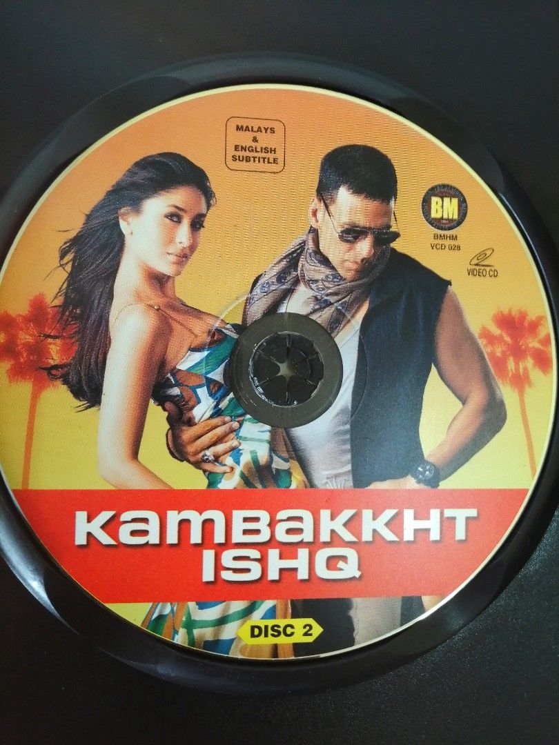 (HINDI) SAJID NADIADWALA'S KAMBAKKHT ISHQ - BENODON MOVIES (BM) ORIGINAL VCD, Hobbies & Toys ...