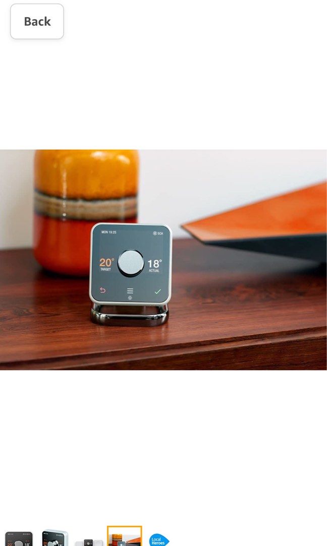 Hive Thermostat for Heating & Hot Water with Hive Hub - Energy Saving ...