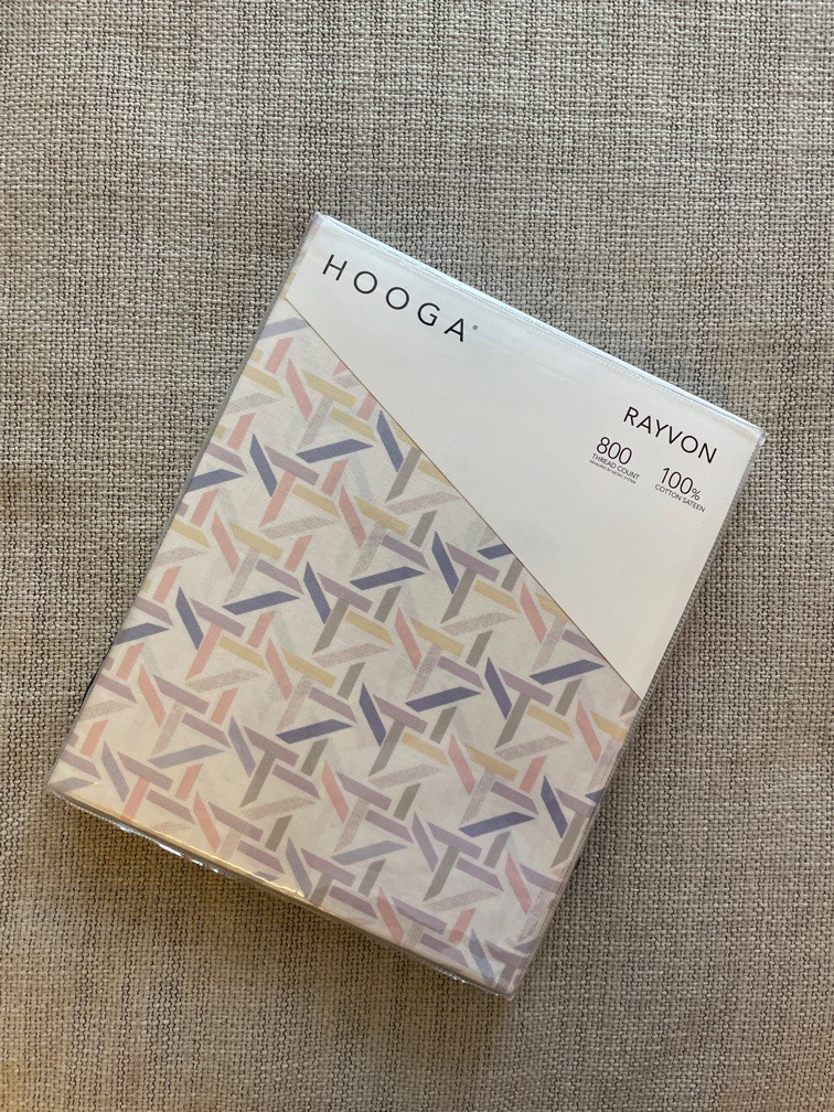 Hooga 100% cotton super single bed sheet set, Furniture & Home Living ...