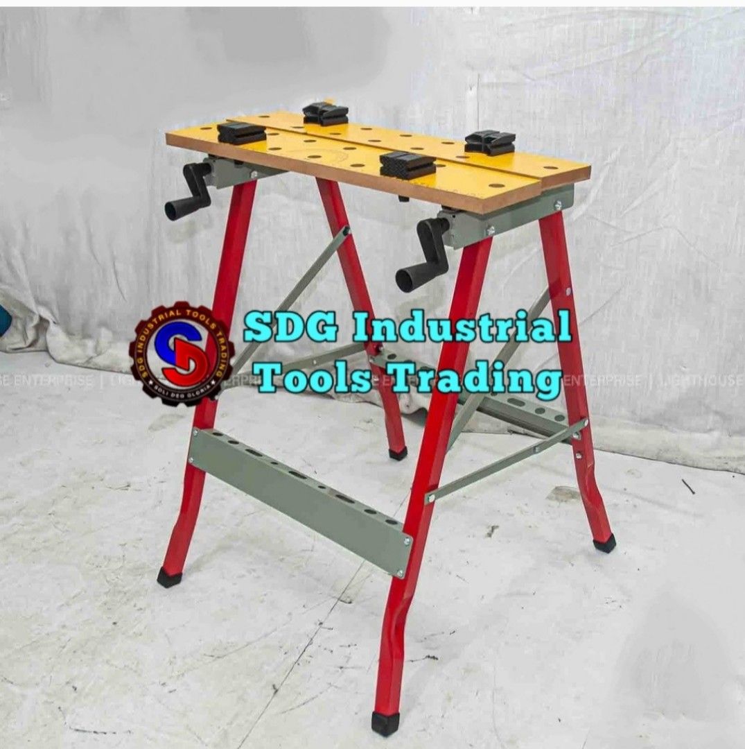 Hoyoma Folding Clamping Work Bench with Movable Pegs WB-002, Commercial ...