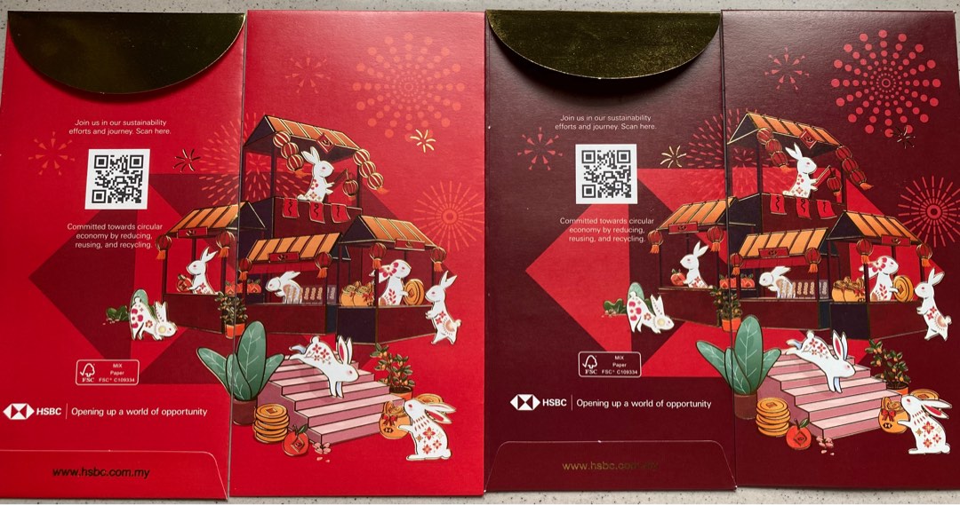 HSBC Premier 2023 Red Packet Angpow, Hobbies & Toys, Collectibles ...