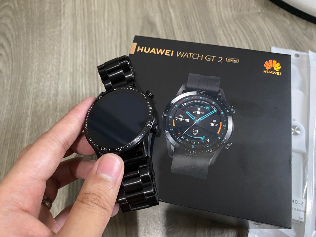 Huawei Watch GT2 46mm package, Men's Fashion, Watches & Accessories ...