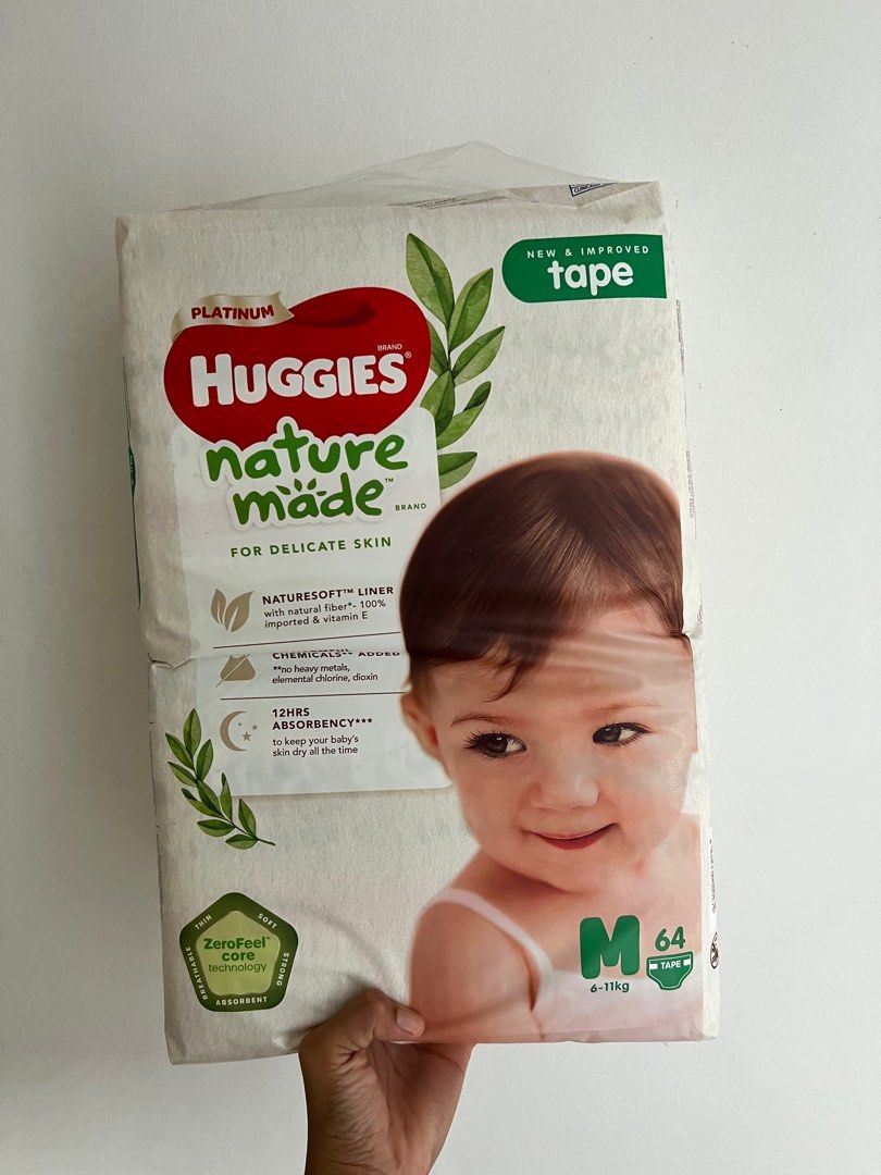 Huggies Diapers x 3 packets, Babies & Kids, Bathing & Changing, Diapers ...