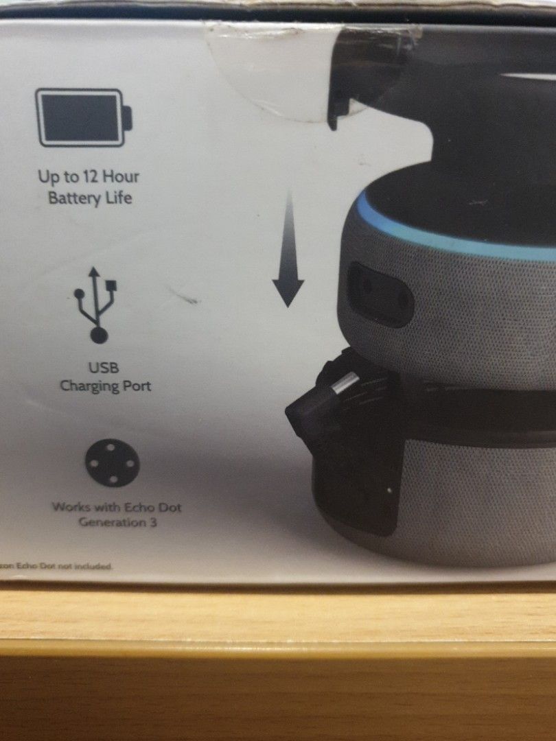 i-box run Integrated power bank Portable battery base (Amazon Echo dot ...