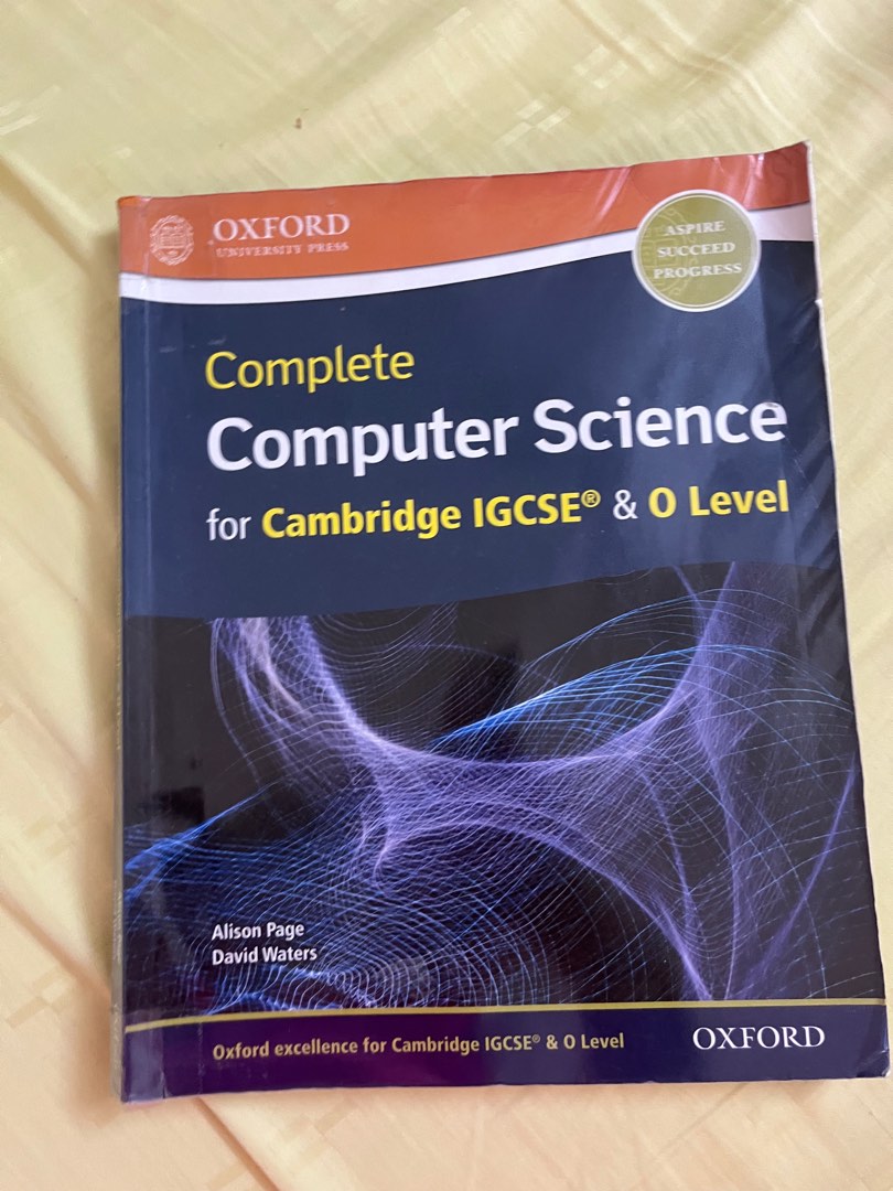 Igcse/ o level computer science textbook, Hobbies & Toys, Books ...