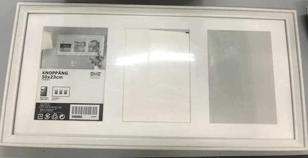 IKEA FRAMES KNOPPANG WHITE 50 X 23CM, Furniture & Home Living, Home Decor, Frames & Pictures on ...