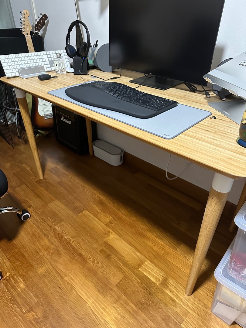 Ikea Hilver study desk, Furniture & Home Living, Furniture, Tables ...