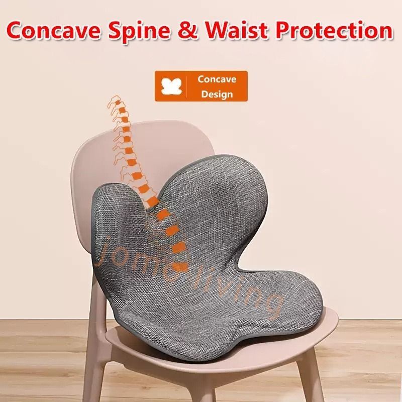 Japan No 1 Posture Correction Chair Cushion Lumbar Waist Back Support Ergonomic Orthopedic Back