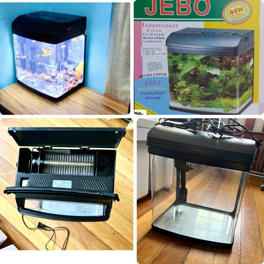 Jebo R331 Aquarium with freebies, Pet Supplies, Homes & Other Pet ...