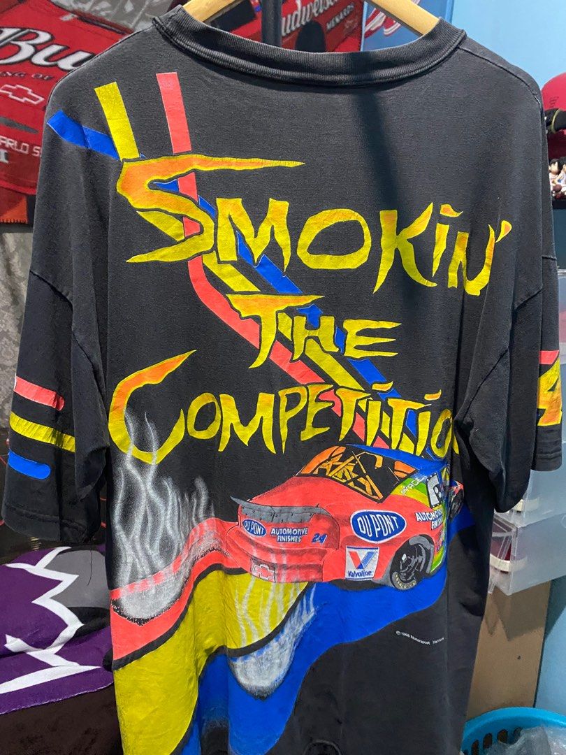 Jeff Gordon Smoking the competition NASCAR AOP, Men's Fashion, Tops ...