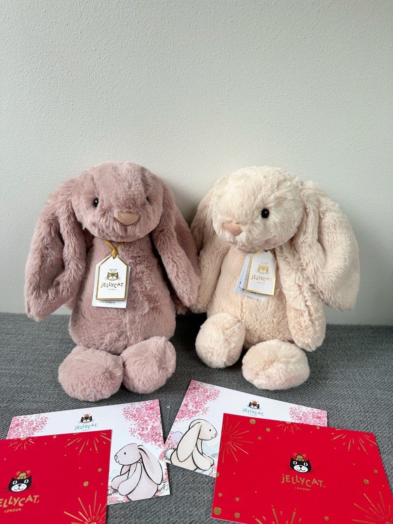 Jellycat Luxe Bunny Limited Edition w Exclusive Giftbox CNY Valentine Day Gift, Hobbies & Toys ...