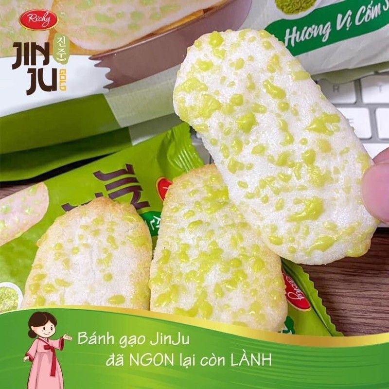 Jinju Rice Cake with Milk Nuggets rice cracker snack Korean Vietnamese ...