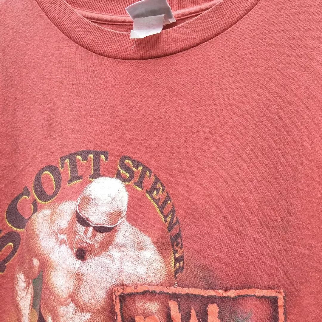 Kaos Scott Steiner WCW/WWE/NWO Second, Fesyen Pria, Pakaian , Atasan di ...