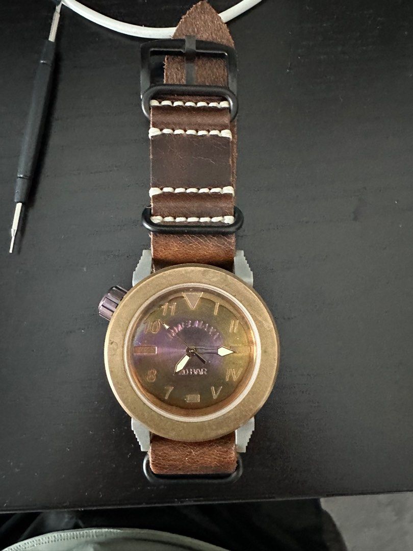 Immelmann 20 bar diver Cusn8 bronze case and dial, Men's Fashion ...