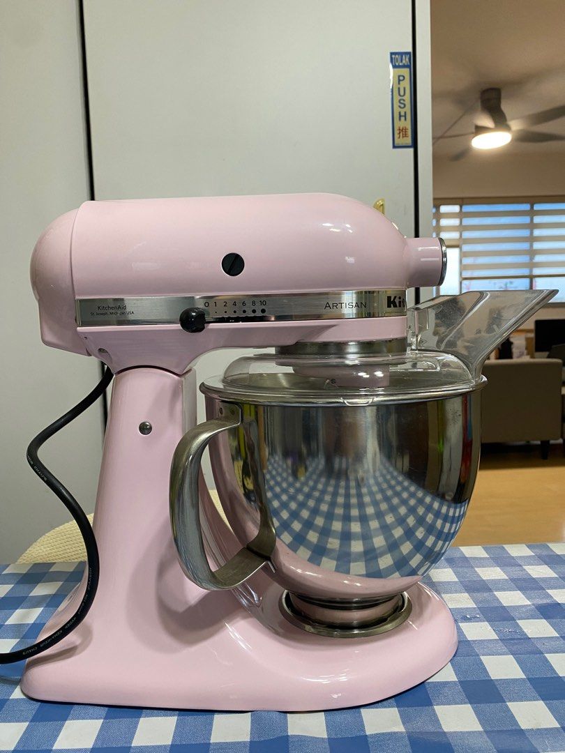 KitchenAid Artisan 4.8L Mixer Rose, TV & Home Appliances, Kitchen ...