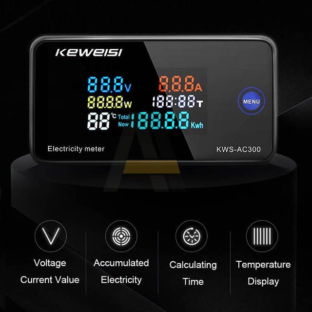 KWS-AC300-20A Digital Fuel Gauge, TV & Home Appliances, Electrical ...