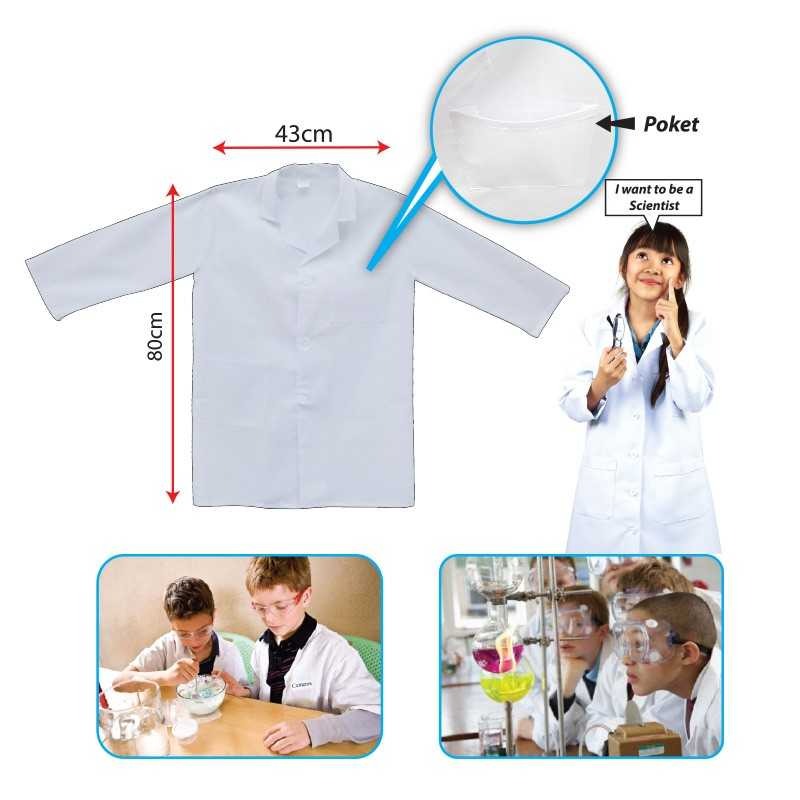 Labcoat Makmal Kanak-kanak, Hobbies & Toys, Stationery & Craft ...