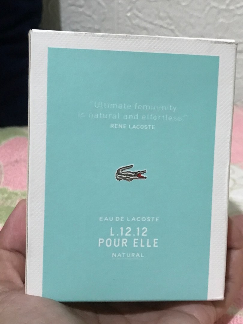 Lacoste L12.12 pour elle natural, Beauty & Personal Care, Fragrance & Deodorants on Carousell