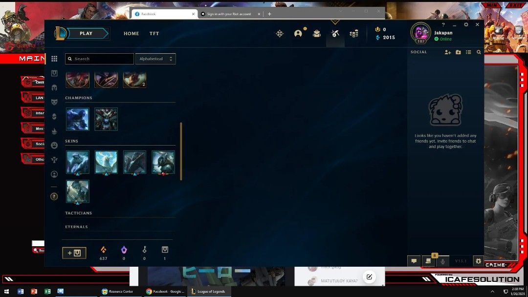 League Of Legends PH Server account lvl 187, Video Gaming, Gaming ...