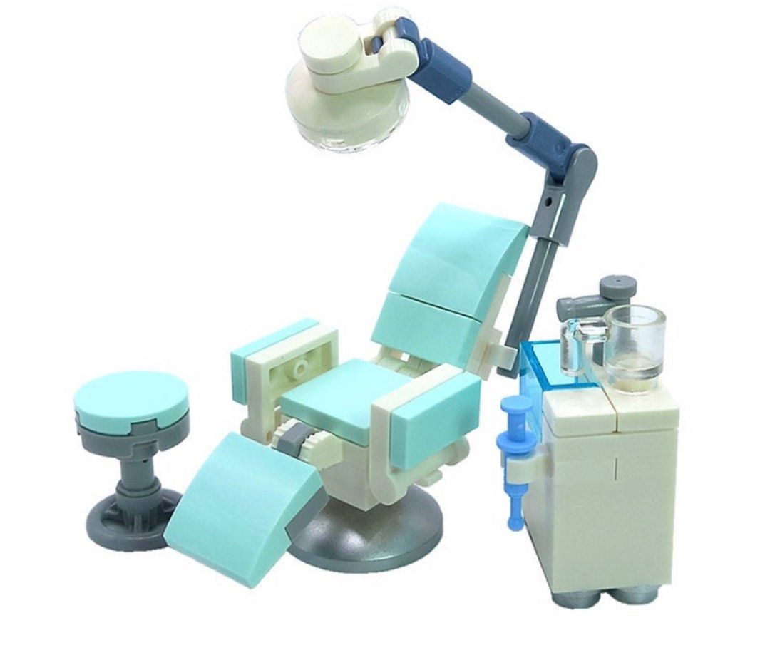Lego Moc dentist 牙醫 睇牙 orthodontist, 興趣及遊戲, 玩具 & 遊戲類 - Carousell