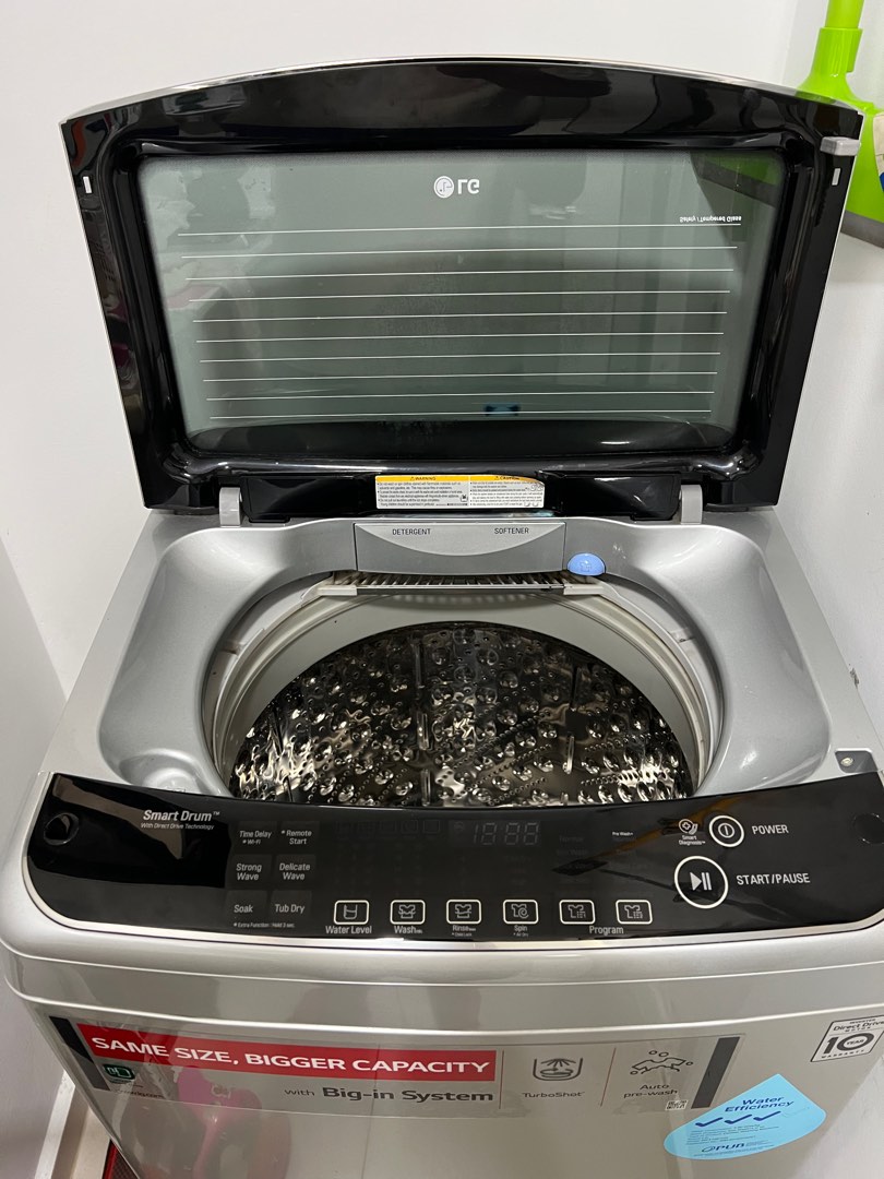 LG direct drive - 10kg washing machine, TV & Home Appliances, Washing ...