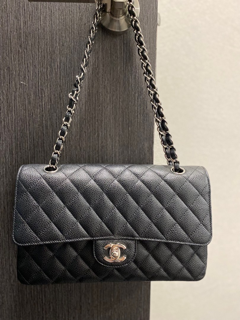 Like New Chanel Medium Double Flap, Luxury, Bags & Wallets on Carousell