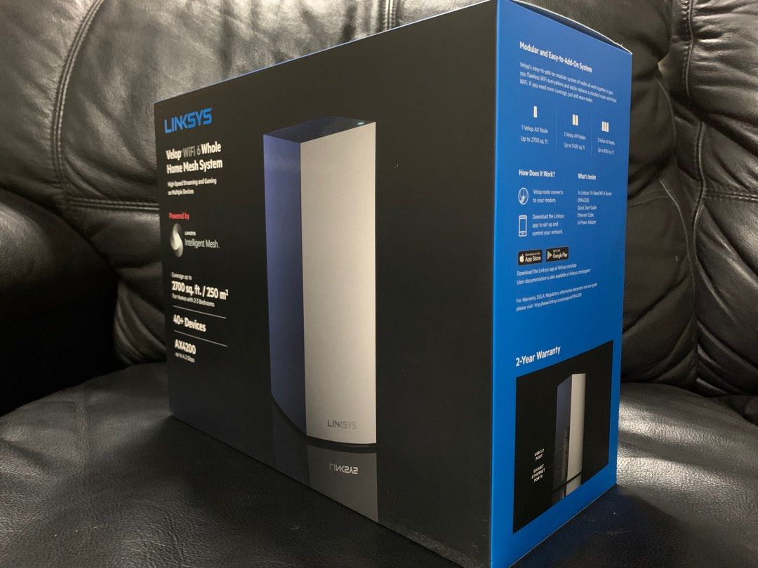 Linksys Velop Wifi6 Whole Home Mesh System AX4200, Computers & Tech, Parts & Accessories ...