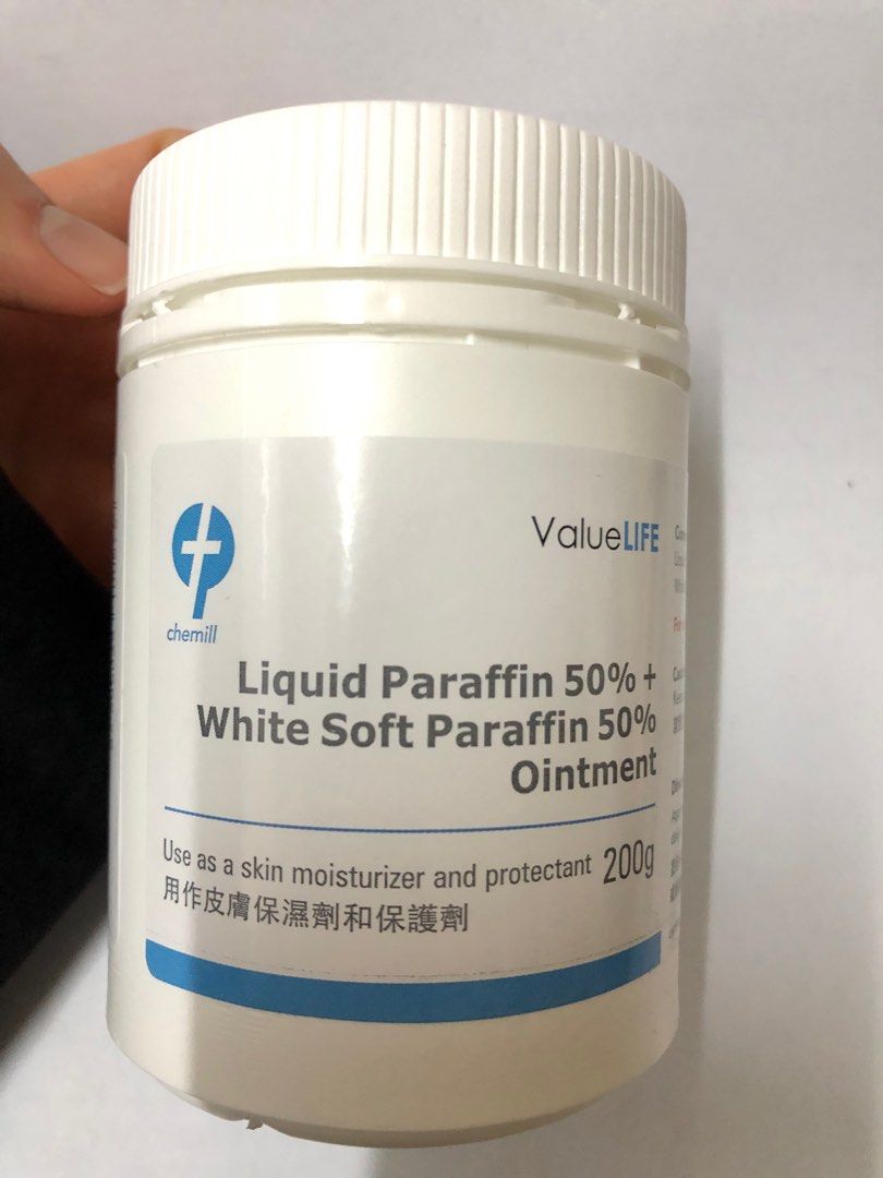 Liquid Paraffin 50% + White Soft Paraffin 50% Ointment 200g, 美容＆個人護理 ...