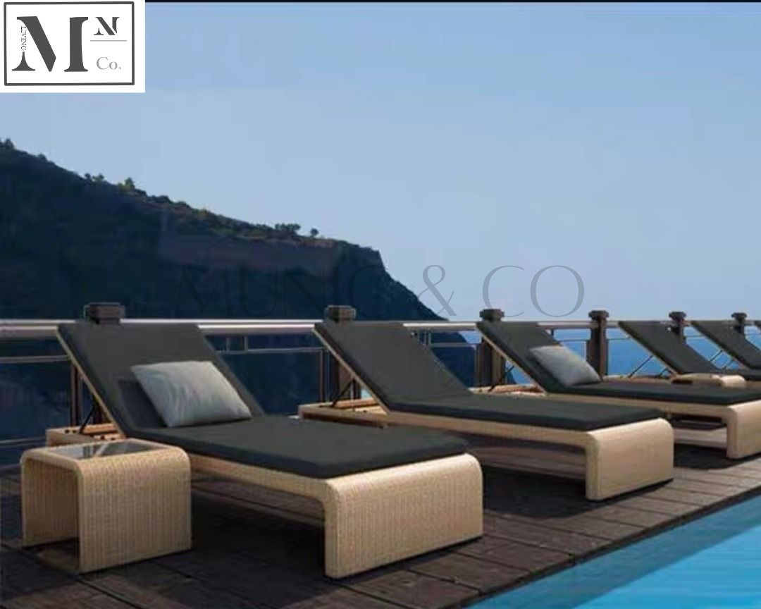 LOUIS Outdoor Lounge Sofa in PE Rattan Weave, Furniture & Home Living ...