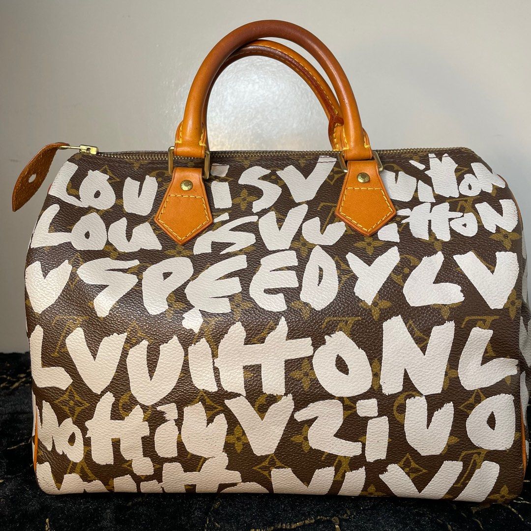 Louis Vuitton Speedy 30 Graffiti, Luxury, Bags & Wallets on Carousell