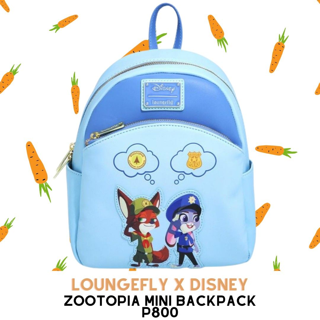 Loungefly x Disney Zootopia Mini Backpack, Babies & Kids, Going Out ...