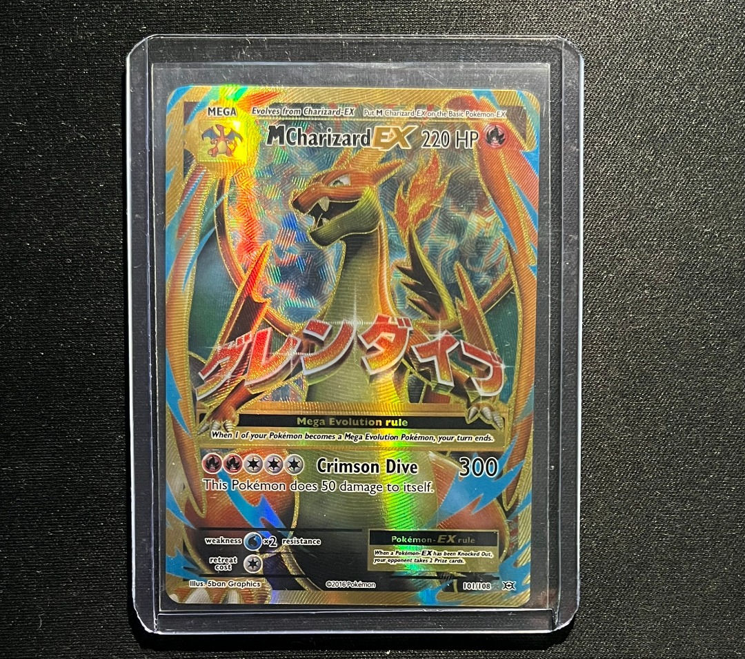 M Charizard EX 101/108, Hobbies & Toys, Toys & Games on Carousell