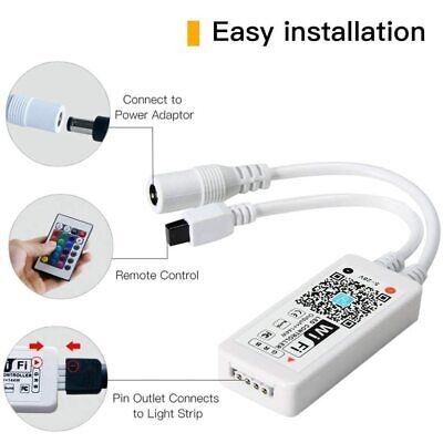 Magic Home RGB RGBW RGBIC Smart WiFi App Alexa Controller Dimmer For ...