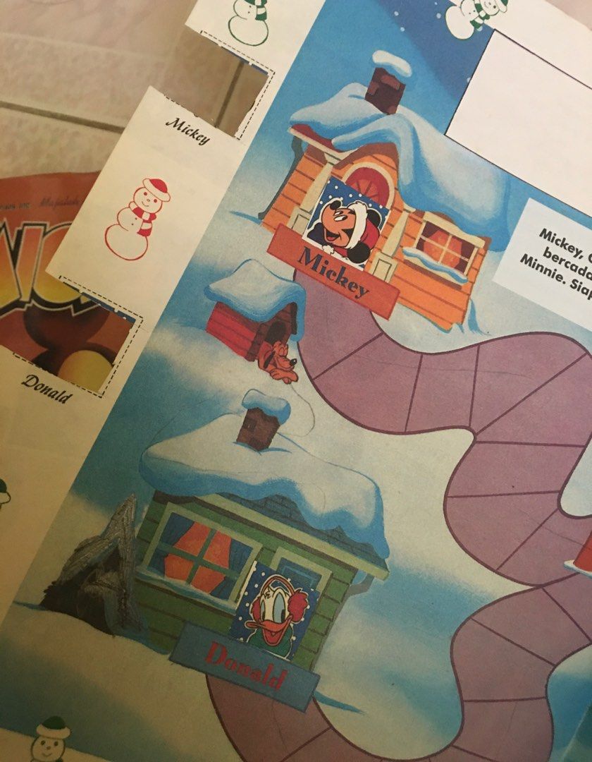 Majalah Pendidikan Mickey Mouse Versi Bahasa Melayu Hobbies Toys