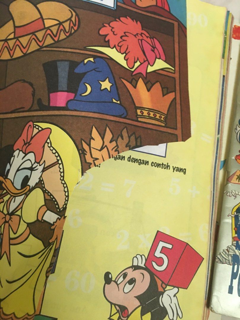 Majalah Pendidikan Mickey Mouse Versi Bahasa Melayu Hobbies Toys