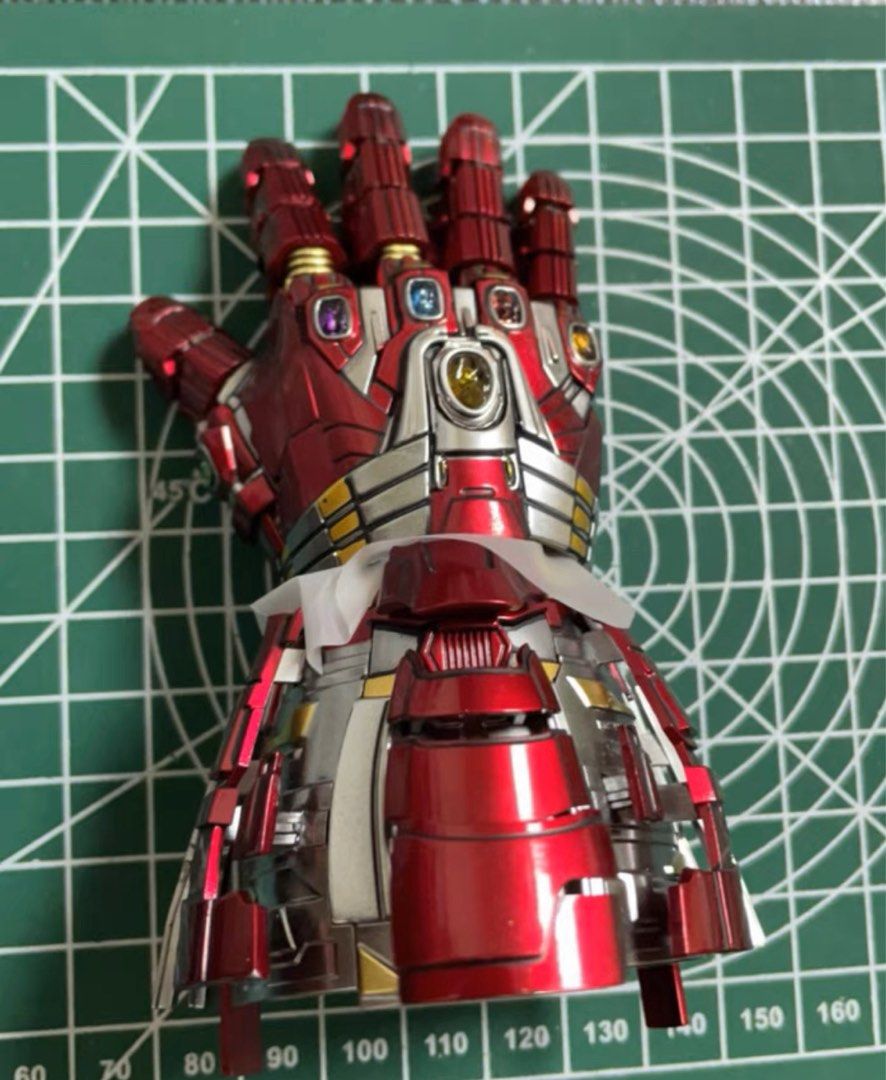 MARVEL AVENGERS END GAME HOT TOYS 1/6 SCALE MMS558 HULK NANO GAUNTLET ...