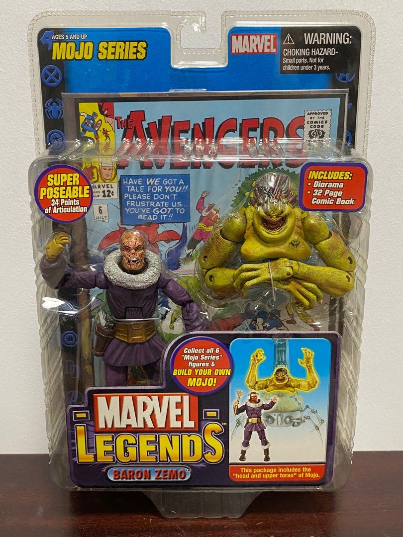 Marvel Legends Baron Zemo Mojo Series, Hobbies & Toys, Toys & Games on ...