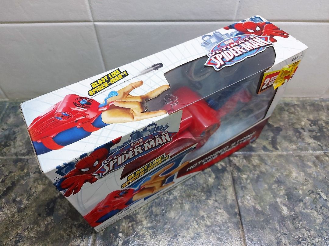 Marvel Ultimate SPIDER-MAN Motorized String Web Shooter, Hobbies & Toys ...