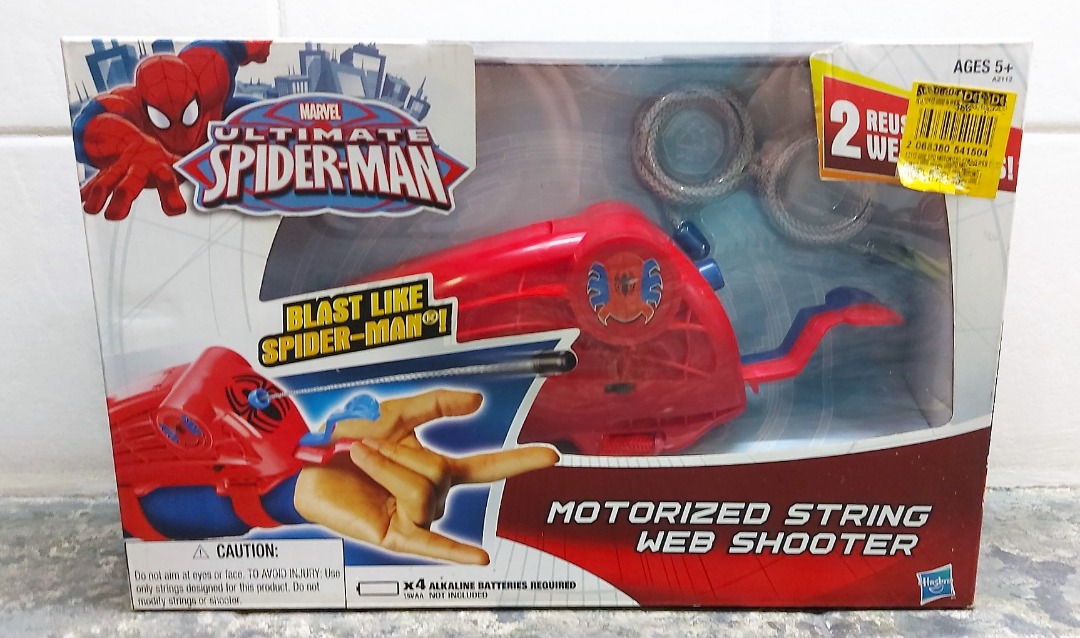 Marvel Ultimate SPIDER-MAN Motorized String Web Shooter, Hobbies & Toys ...